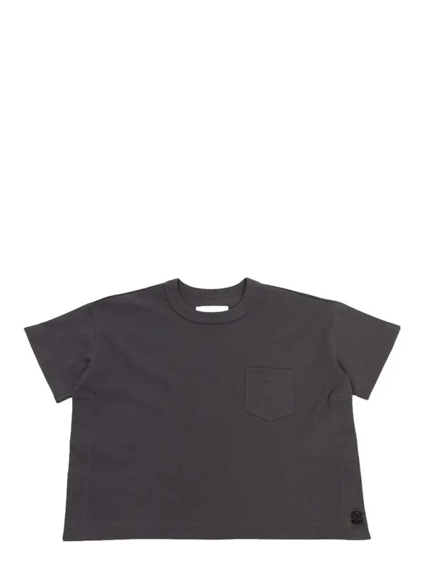 Sacai Short Sleeve T-shirt With Chest Pockets - Black