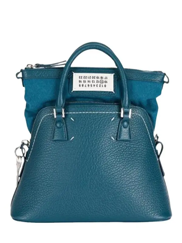 MAISON MARGIELA Zipped Top-handle Tote - Blue
