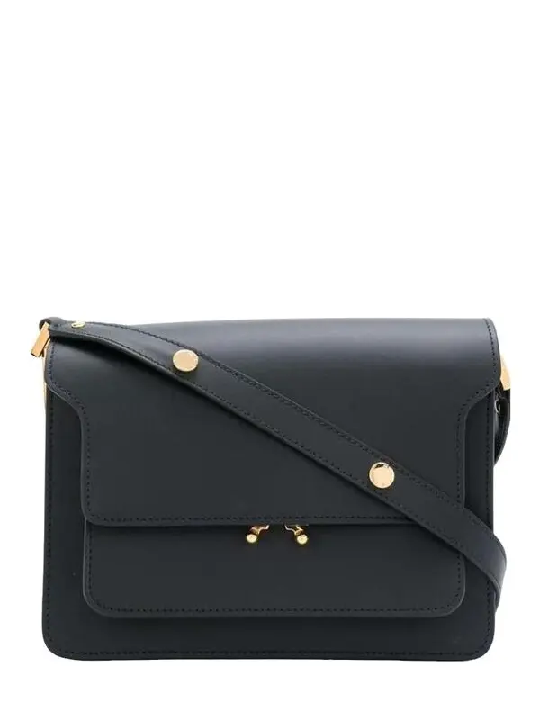 Marni Trunk Medium Shoulder Bag - Black