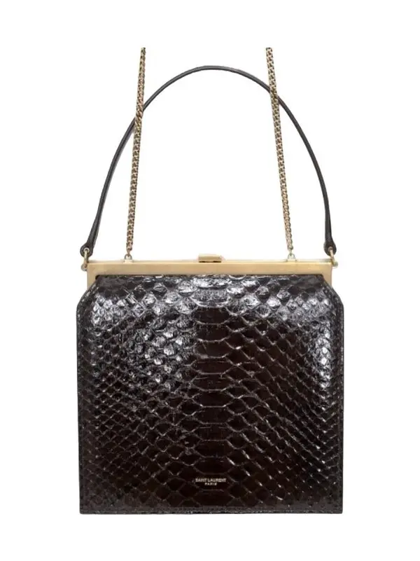 Saint Laurent Square Shoulder Bag - Brown