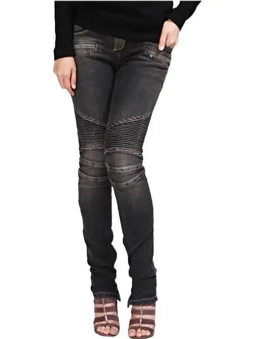 Balmain Belt Loop Jeans - Black