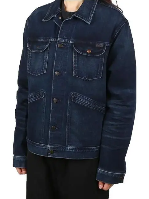 TOM FORD Long Sleeve Denim Jacket - Black