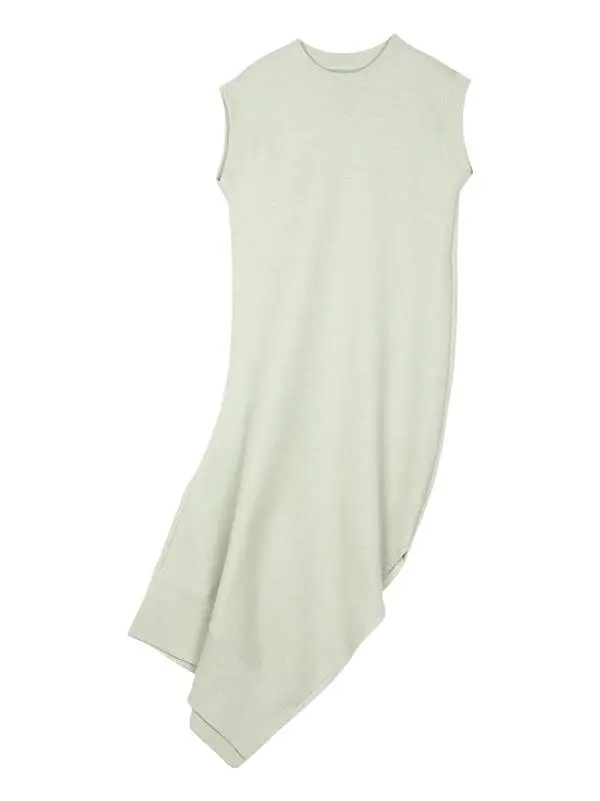 Sacai Sleeveless Asymmetrical Dress - White