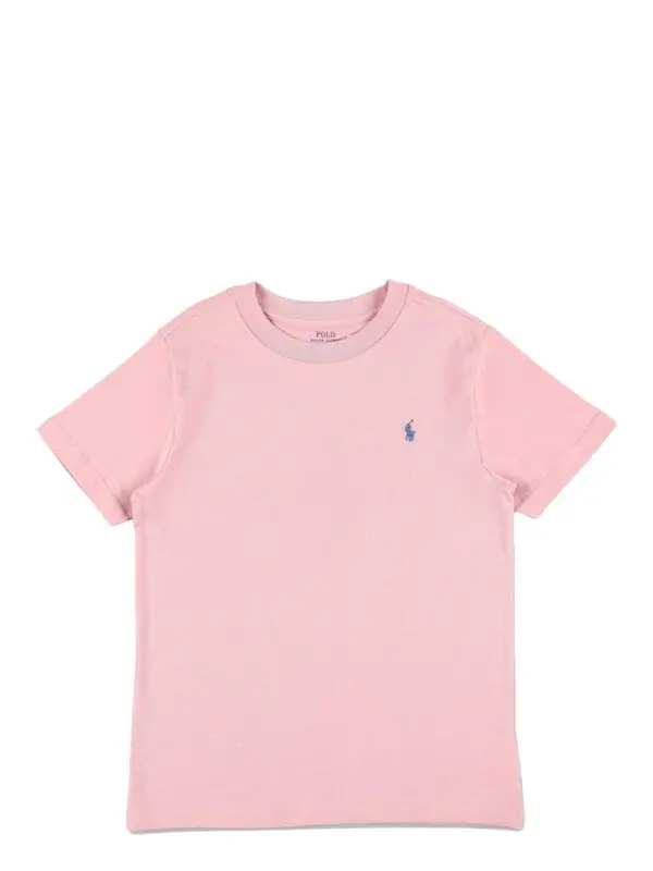 Polo Ralph Lauren Embroidered Logo Crewneck T-shirt - Pink