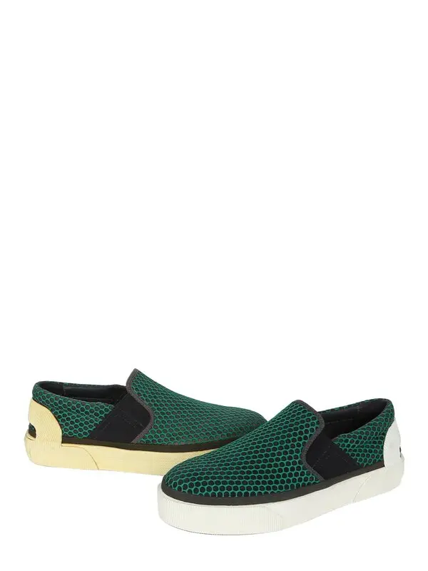 LANVIN Hive Mesh Slip-on Sneakers - Green