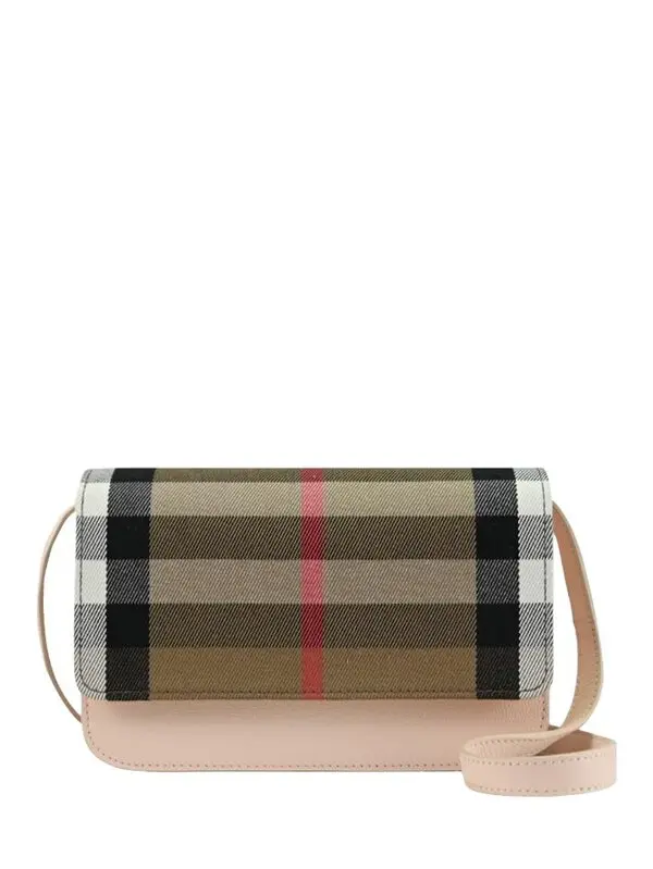 Burberry Plaid Shoulder Bag - Multicolor