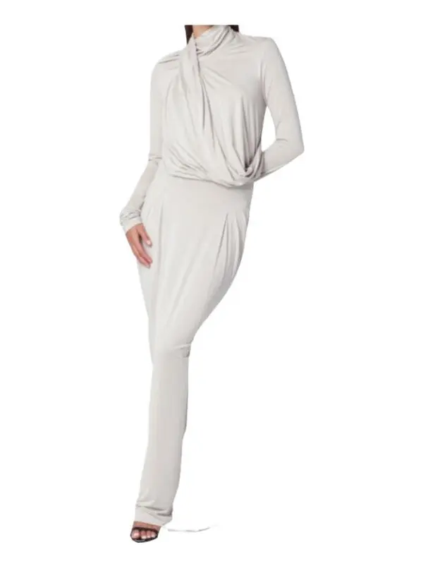ENTIRE STUDIOS Draped Long Skirt - White
