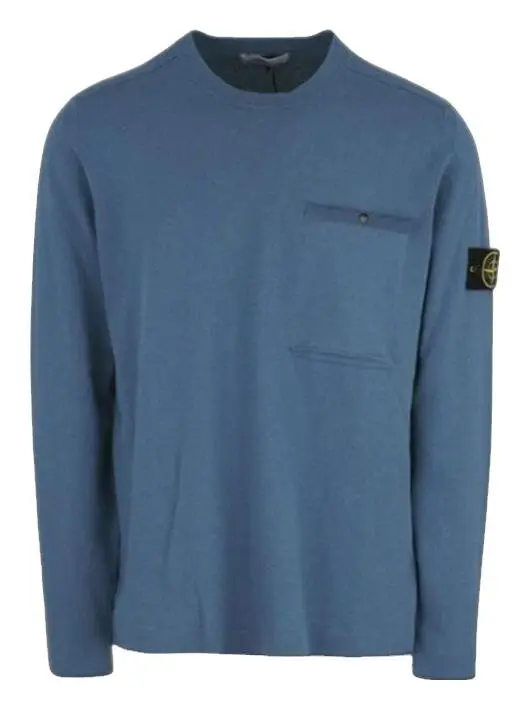 Stone Island Long-sleeved Sweater - Powder Blue