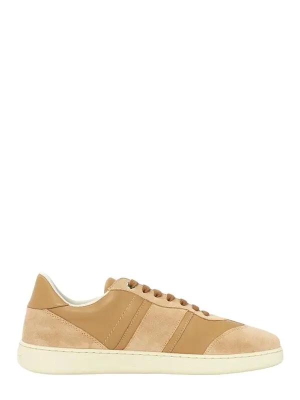 FERRAGAMO Achille Light Casual Lace-up Sneakers - Nude