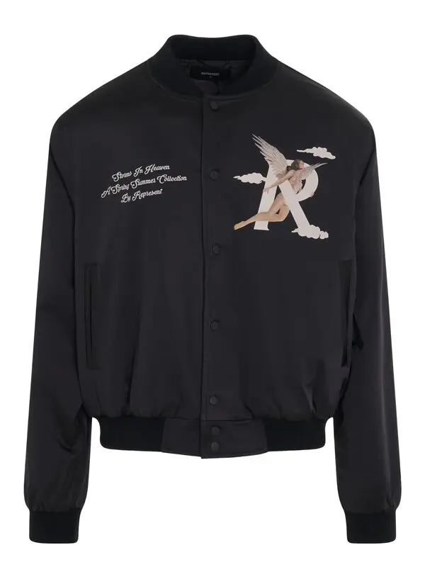 REPRESENT Bomber Jacket - Black