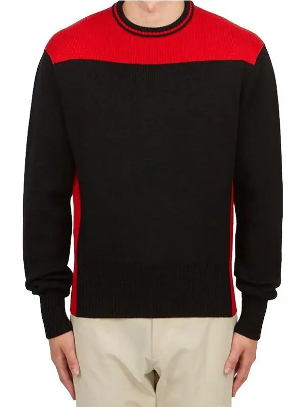 FERRAGAMO Crew Neck Knitwear - Black