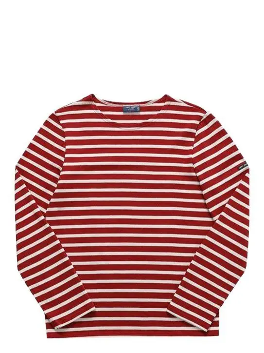 Saint James Striped T-shirt - Red