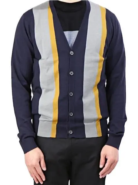 LANVIN Long Sleeve V-neck Cardigan - Black