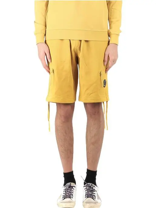 C.P. COMPANY Zipper Shorts - Yellow