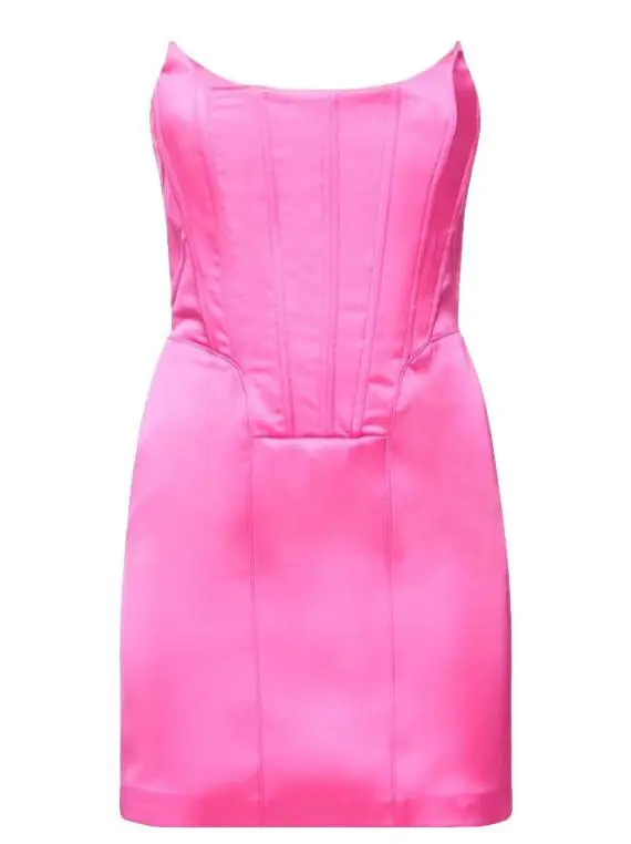 Giuseppe Di Morabito Sleeveless Bustier Mini Dress - Pink