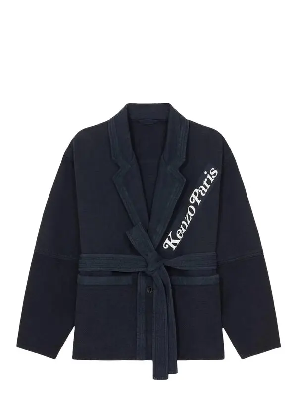 Kenzo Logo Patch Workwear Jacket - Black