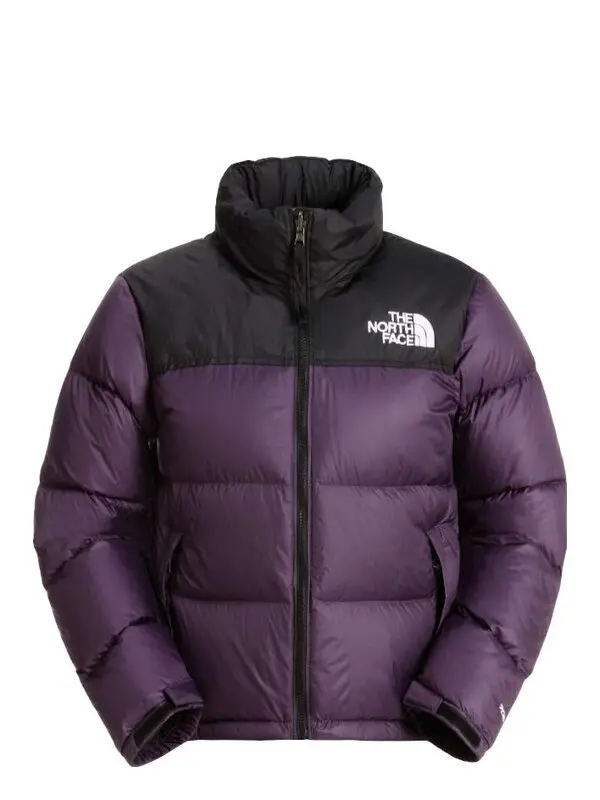 The North Face 1996 Nuptse Zip Padded Jacket - Endless Dusk- Tnf Black