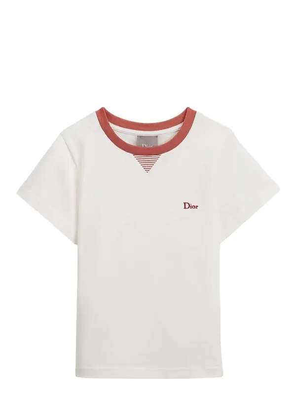 Dior Short-sleeved T-shirt With Logo - Ivory