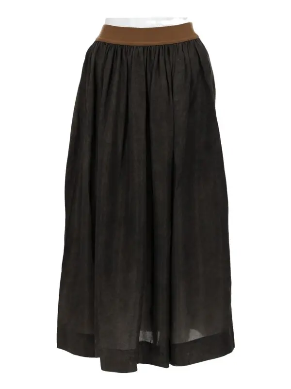 UMA WANG Elastic-waist Skirt - Black