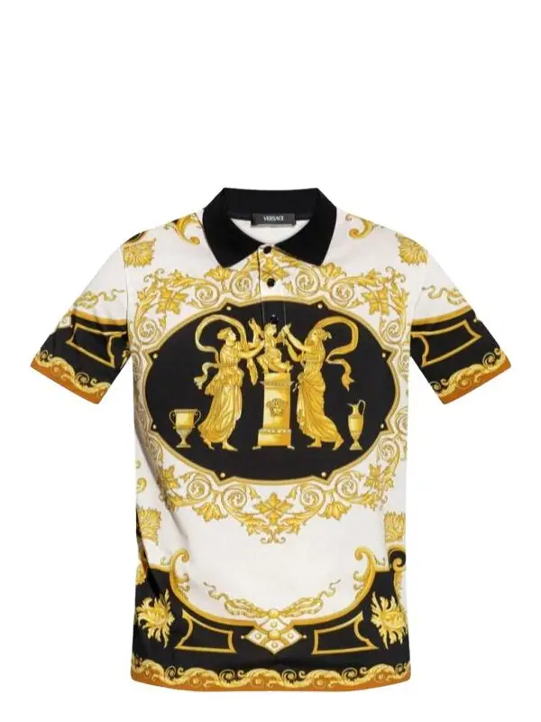 Versace Short-sleeved Polo Shirt - Multicolor