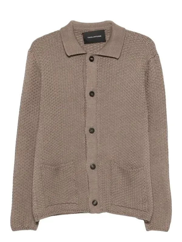 Tagliatore Long-sleeved Knitwear - Gray