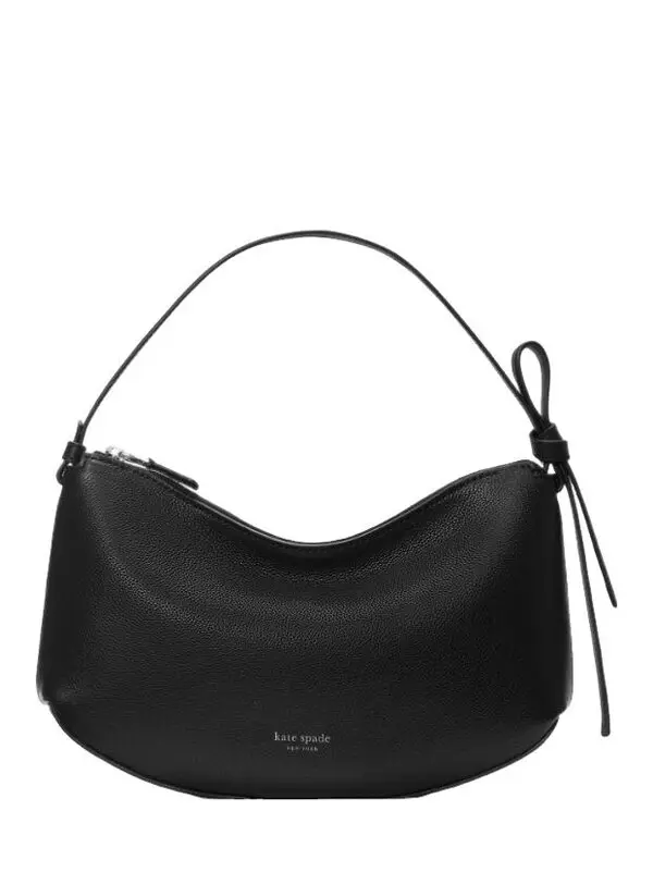 Kate Spade New York Textured Leather Shoulder Bag - Black