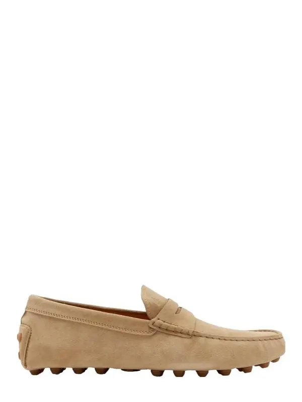 TOD'S Gommino Slip-on Loafers - Beige