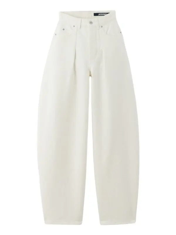 Jacquemus Belted Pants - White