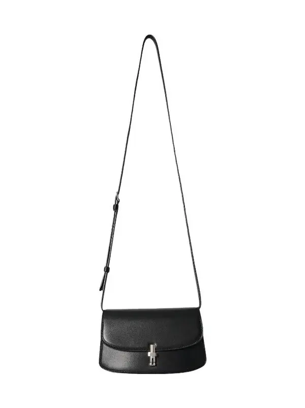 THE ROW Sofia Snap Shoulder Bag - Black