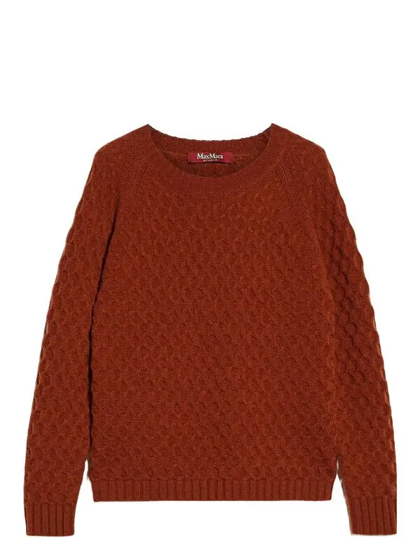 Max Mara Wool Cashmere Knitted Sweater - Brown