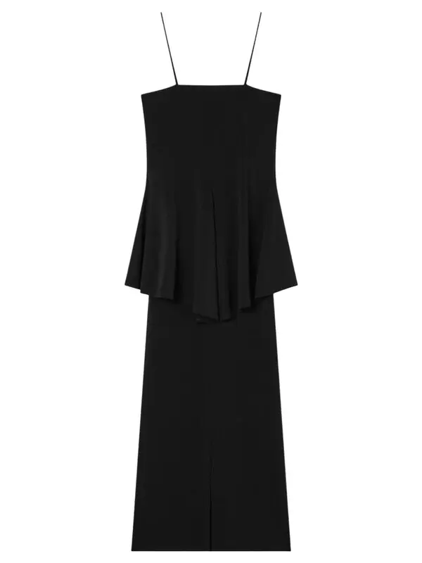 Emporio Armani Layered Maxi Dress - Black