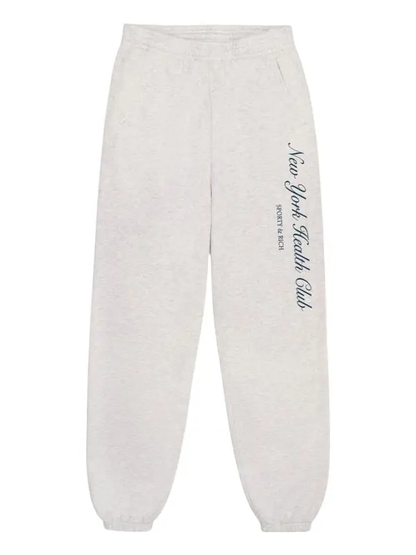 SPORTY  RICH Ny Health Club Sweatpant - Grey