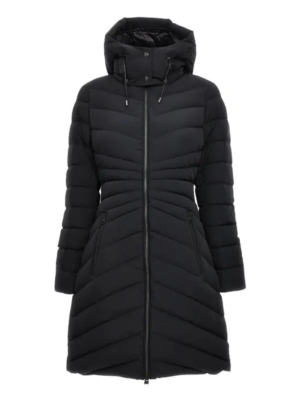 Mackage Long-sleeved Hooded Down Jacket - Black
