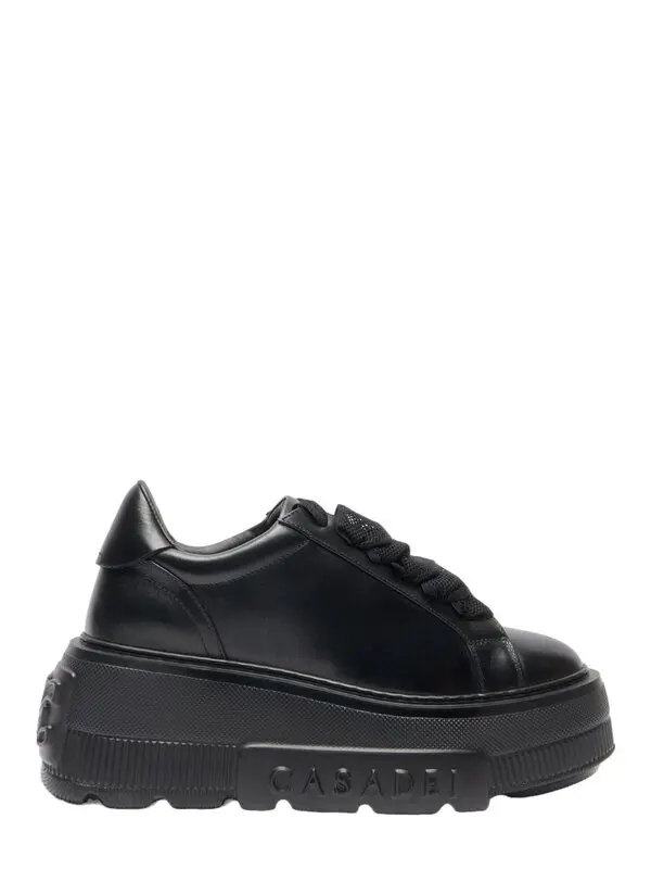 Casadei Nexus Platform Low-top Sneakers - Black