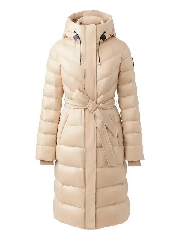 Mackage Logo Down Jacket - Nude