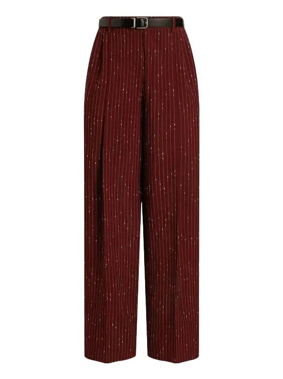 Dolce & Gabbana Pinstripe Trousers - Brown