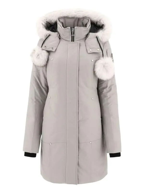 Moose Knuckles Stirling Hooded Parka - Gray