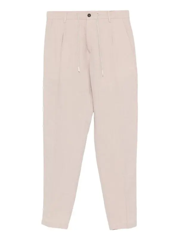Eleventy Casual Pants With Belt Loops - Nude