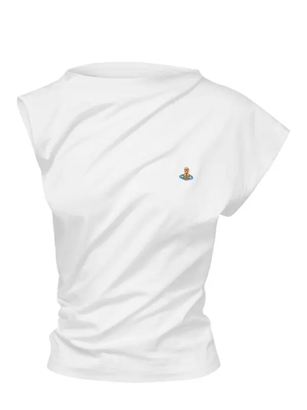 VIVIENNE WESTWOOD Asymmetrical T-shirt - White
