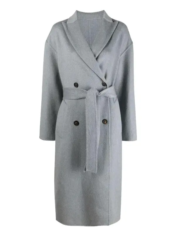 Brunello Cucinelli Double-breasted Coat - Gray