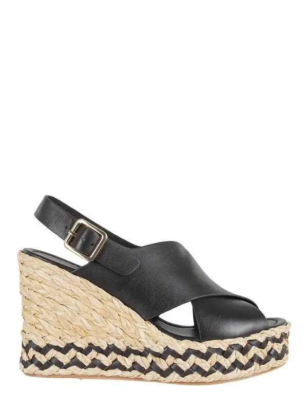 PALOMA BARCELO Paloma Barceló Oda Wedge Heeled Sandals - Chocolate
