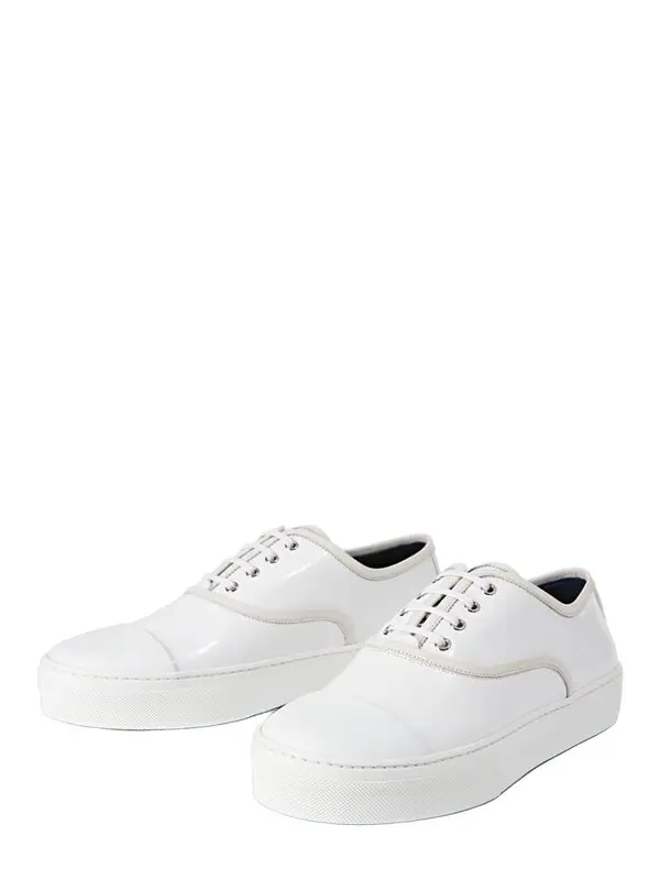 Celine Lace-up Sneakers - White