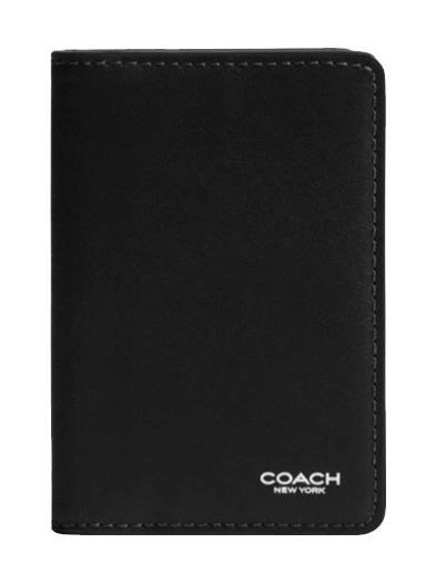 COACH Logo-lettering Cardholder - Black