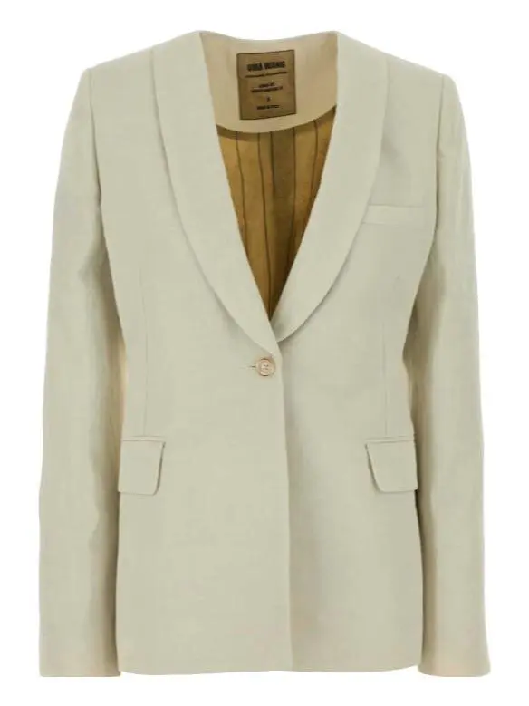 UMA WANG Long-sleeved Suit Jacket - Nude