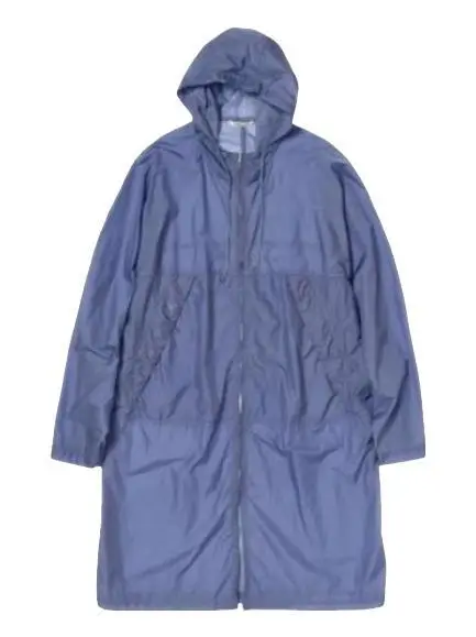 Auralee Hooded Zip-up Casual Jacket - Blue