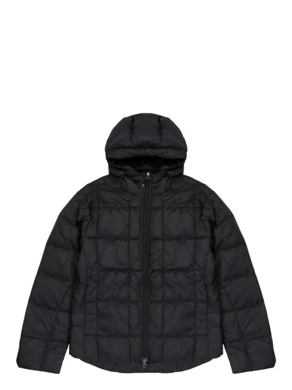 Pyrenex Hooded Down Jacket With Zip Closure - Black