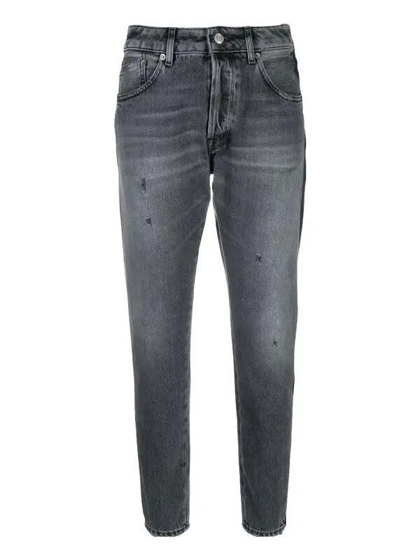 GOLDEN GOOSE Jolly Straight-leg Jeans - Gray