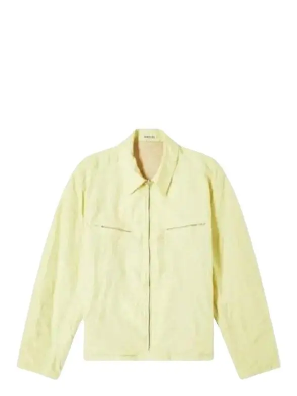 Auralee Lapel Zip-up Casual Jacket - Nude