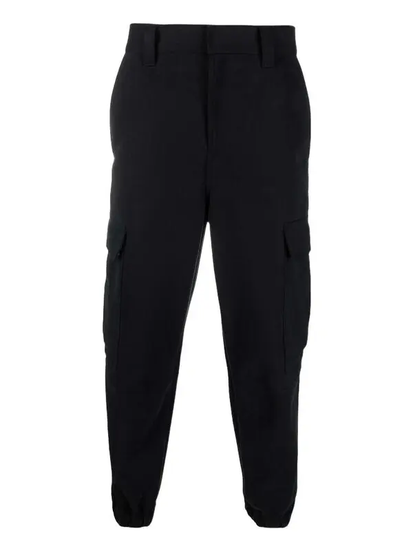 Ami Multi-pocket Cargo Trousers - Black