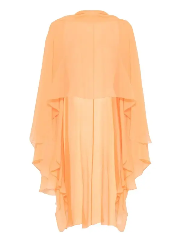 Ermanno Scervino Ruffled Cape - Orange